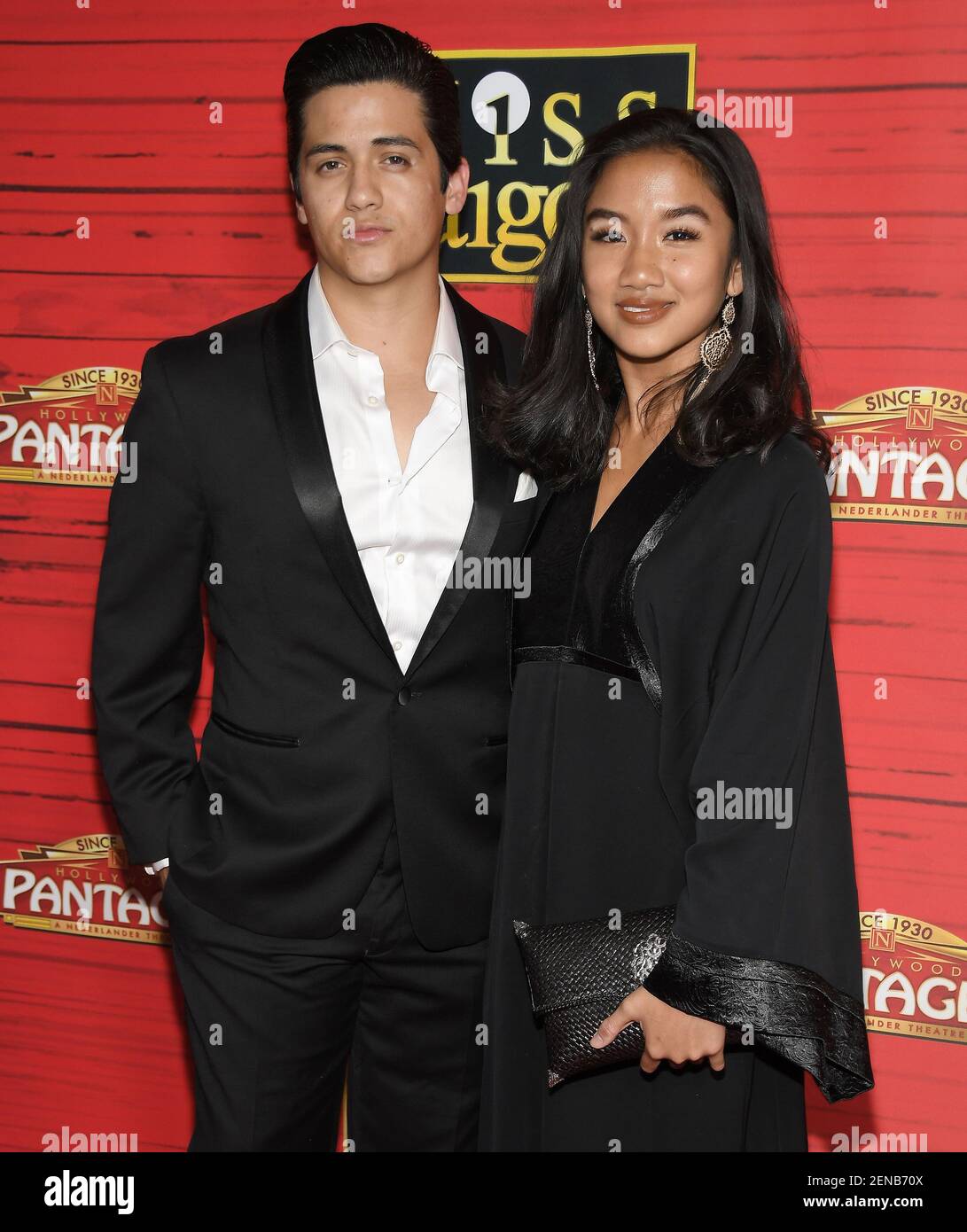 (L-R) Michael S. Garcia and Savira Windyani at the Opening Night of the U.S. National Tour of ...