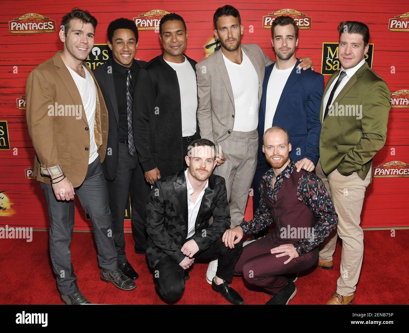 MISS SAIGON Male Ensemble Cast at the Opening Night of the U.S ...