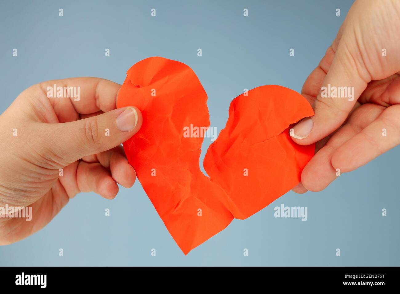 Hands Breaking Apart