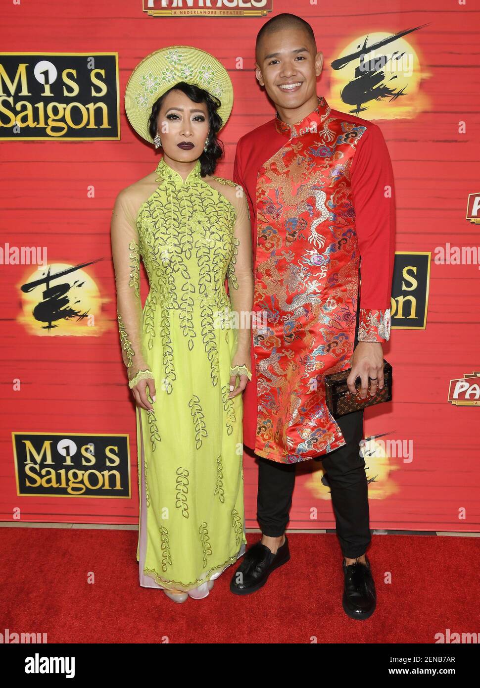 (L-R) Jackie Nguyen and Matthew Overberg at the Opening Night of the U ...