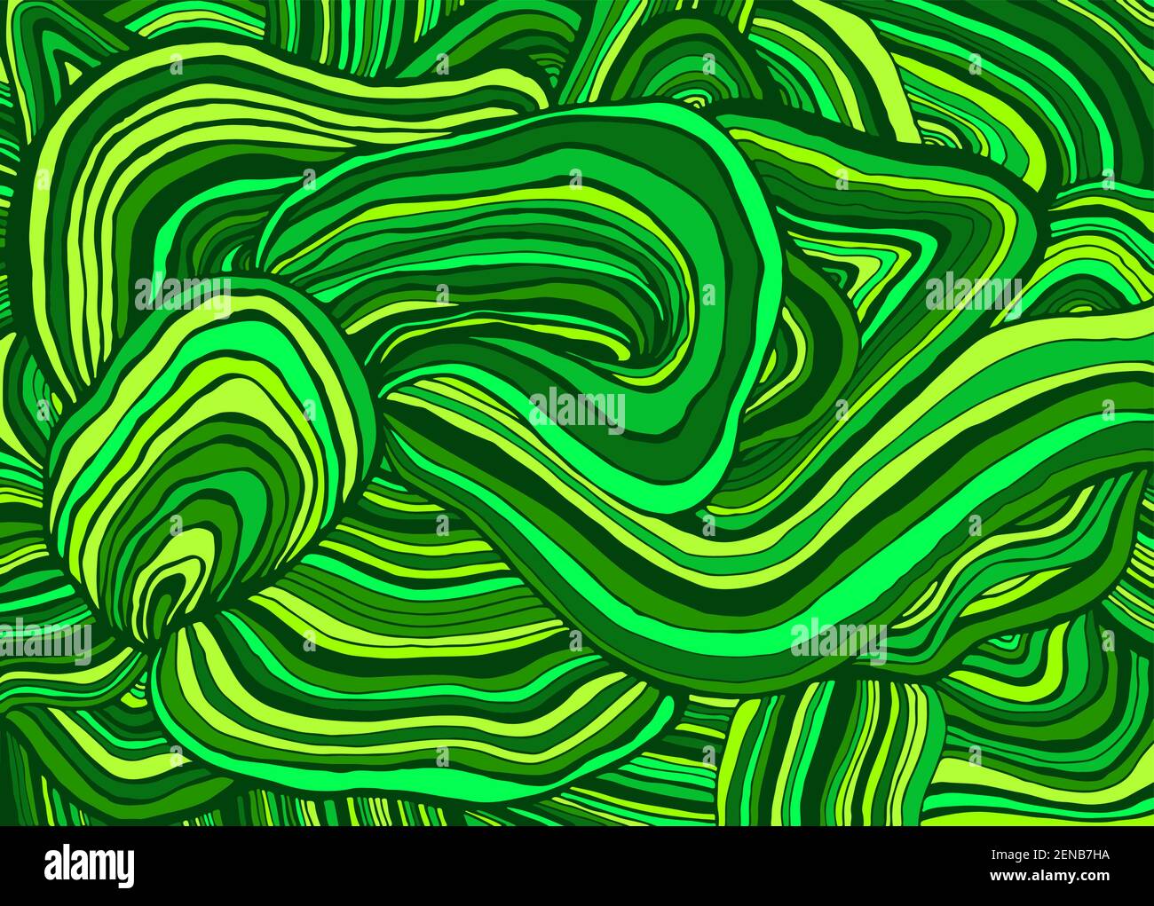 Simple doodle style abstract organic striped texture of agate stone ...