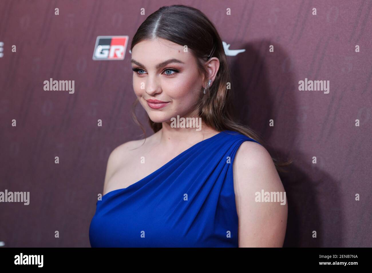 HOLLYWOOD, LOS ANGELES, CALIFORNIA, USA - JULY 18: Model Olivia Brower ...