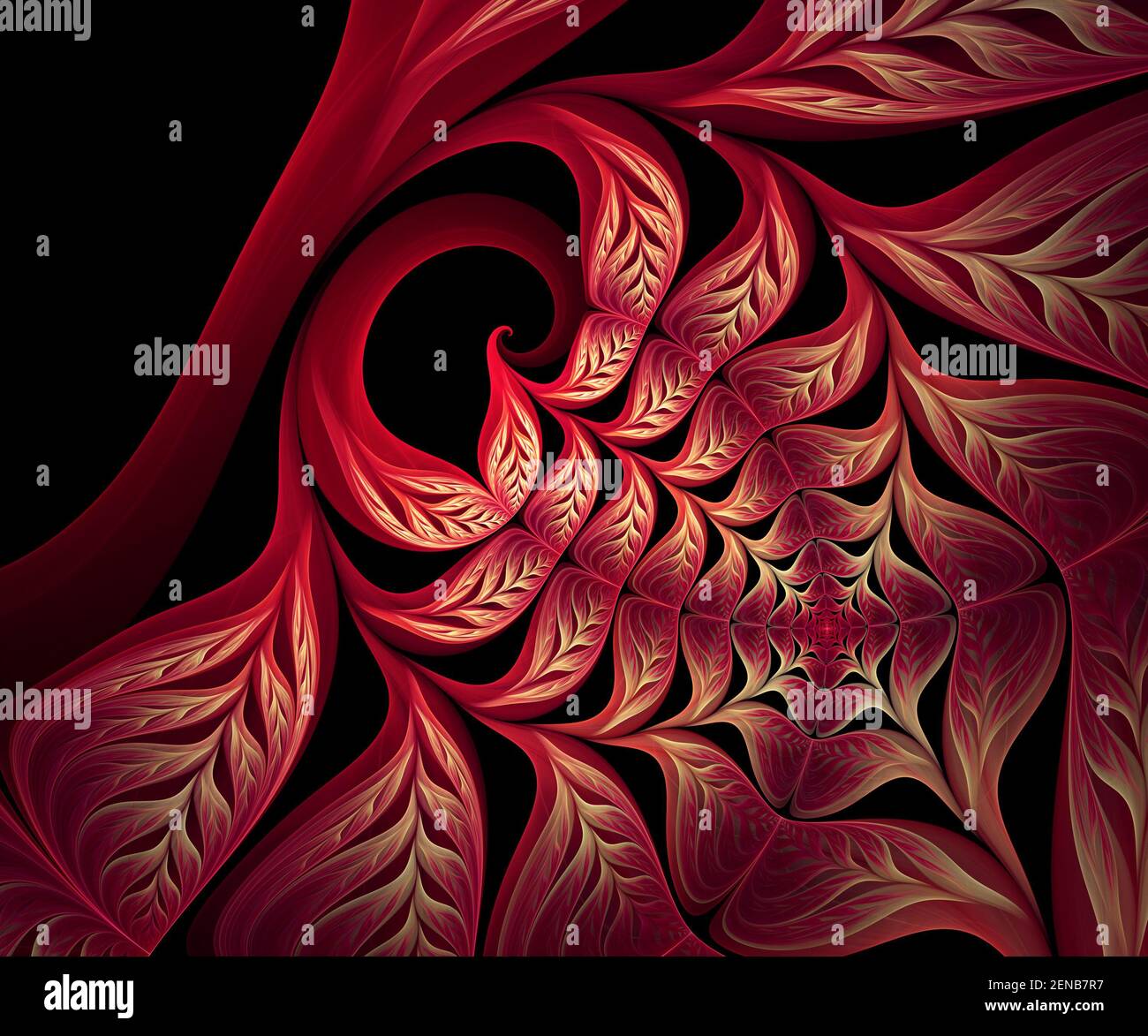 Computer generated fractal artwork for creative art,design and ...