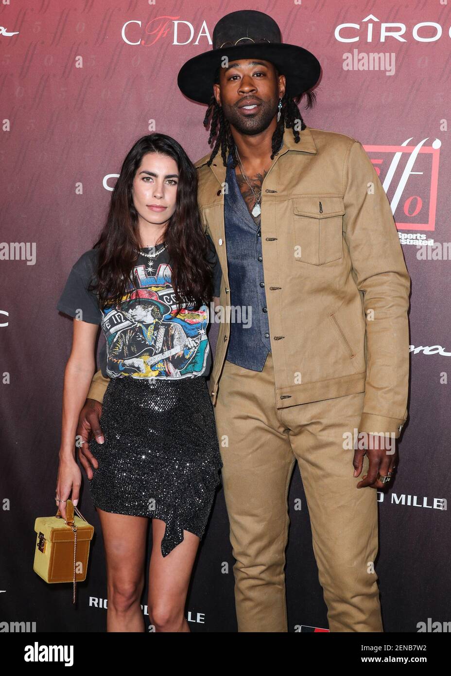 HOLLYWOOD, LOS ANGELES, CALIFORNIA, USA - JULY 18: Bethany Gerber and ...