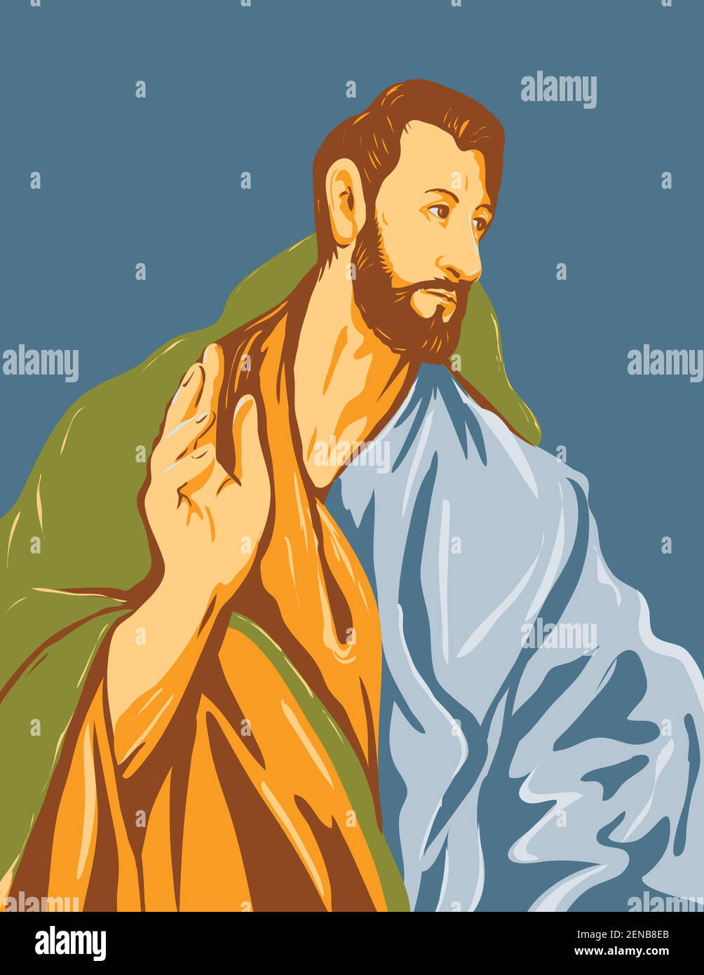 Apostle figure Stock Vector Images - Alamy