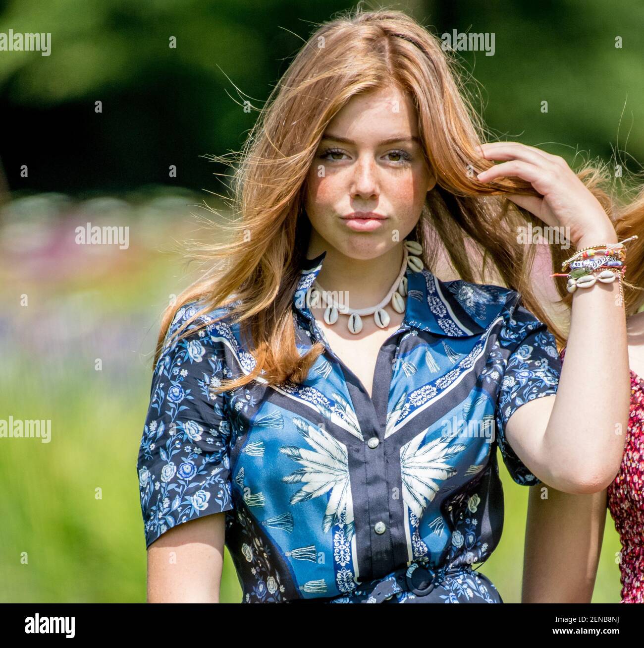 Princess Alexia during the annual summer photo session of 2019 a?t Huis ...