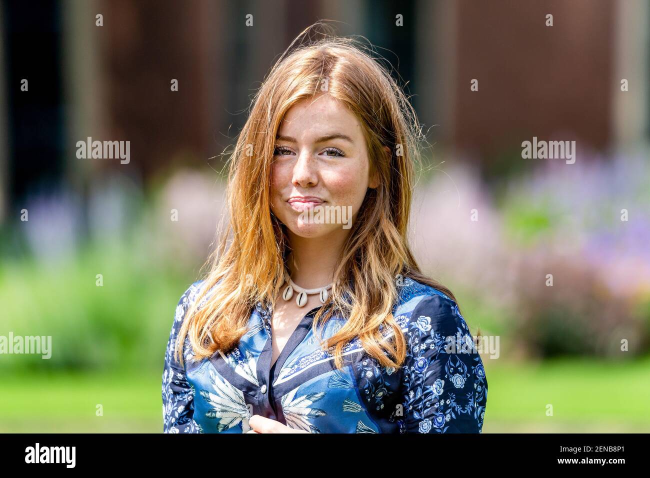 Princess Alexia during the annual summer photo session of 2019 a?t Huis ...
