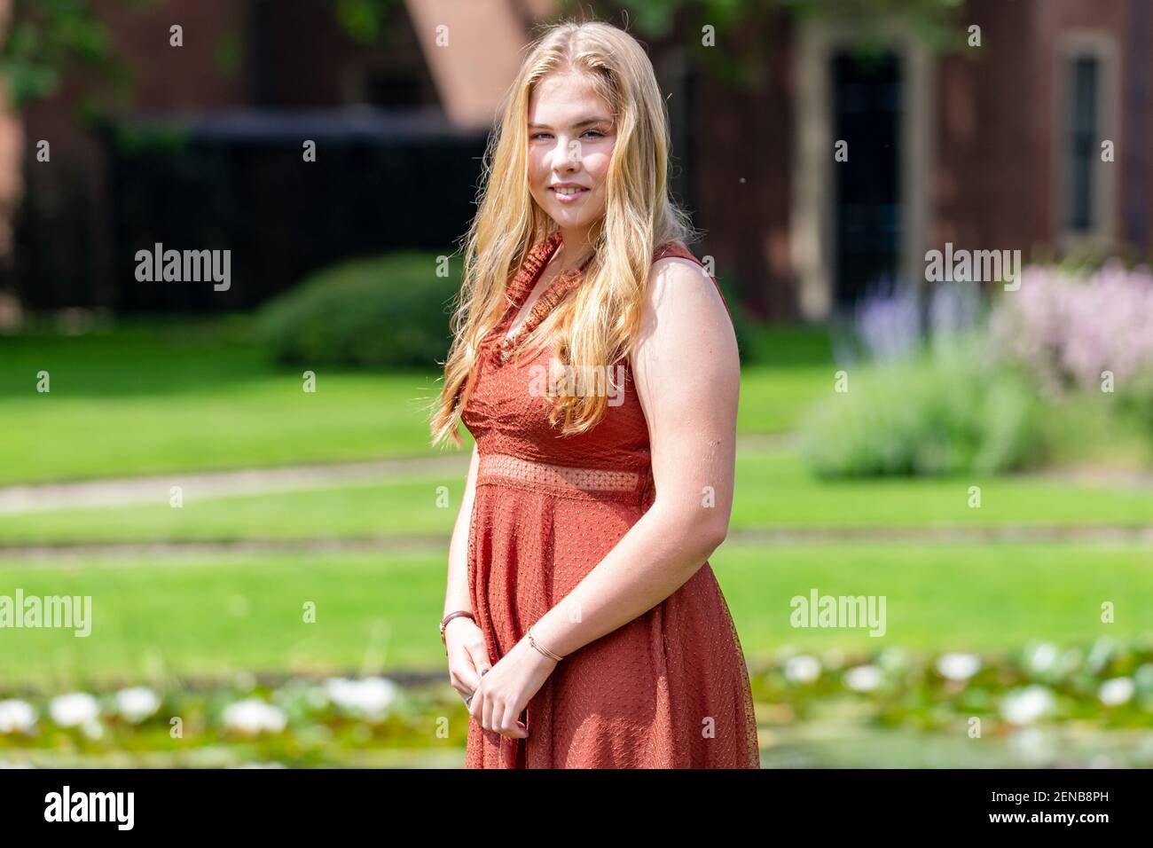 Princess Amalia during the annual summer photo session of 2019 a?t Huis ...