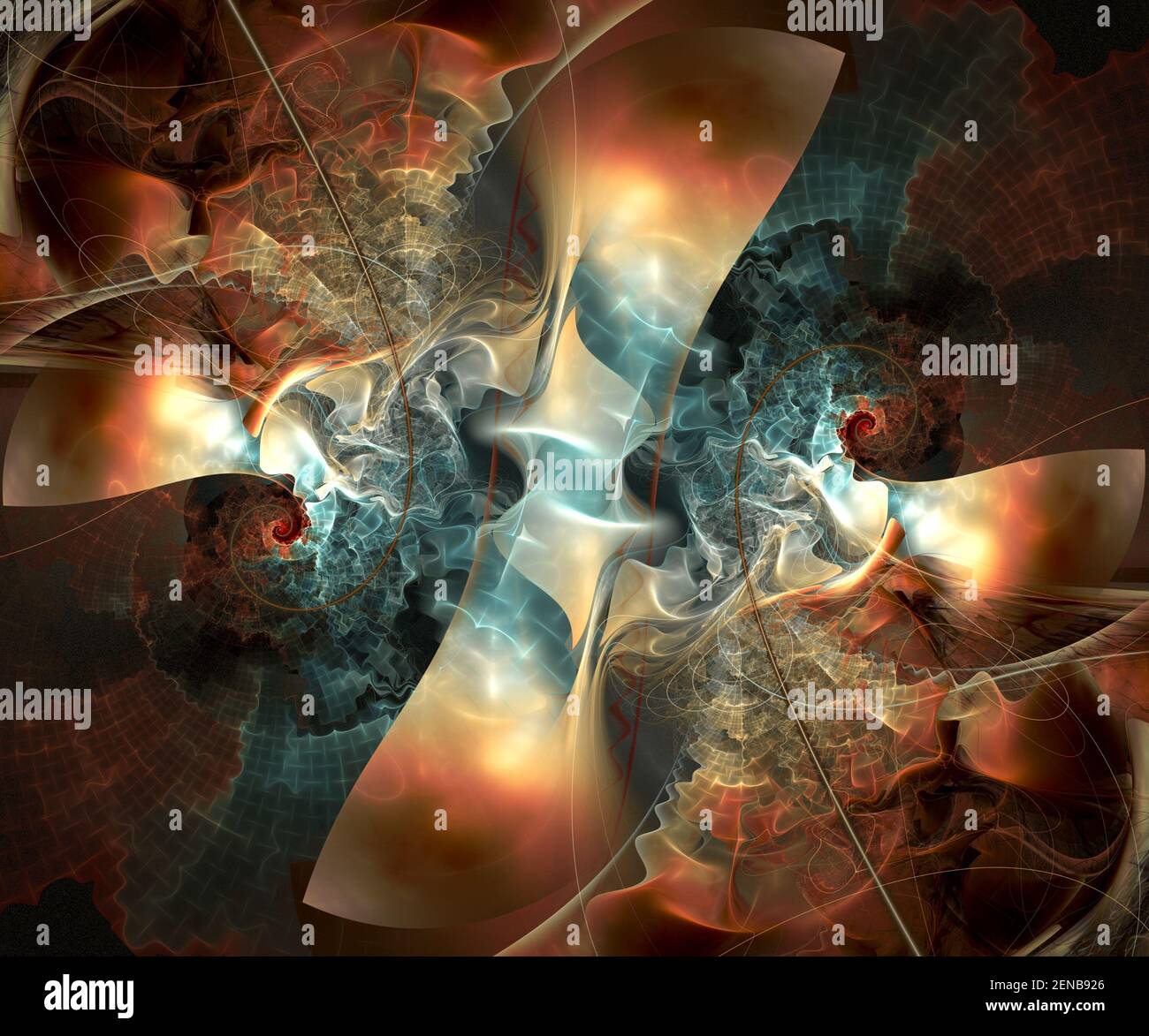 Computer generated fractal artwork for creative art,design and ...