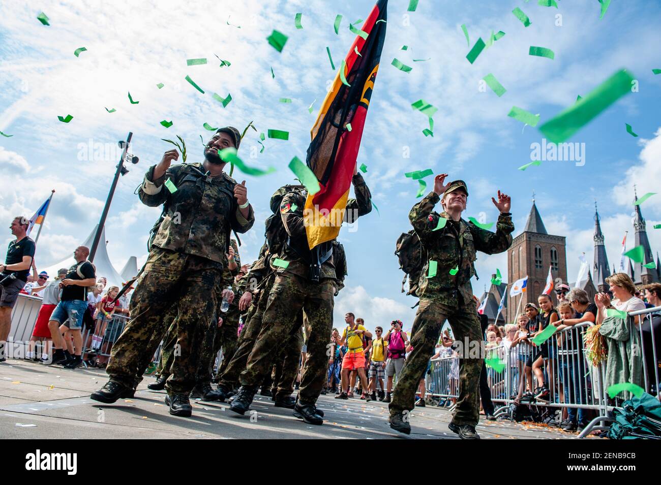 German soldiers dancing during the walk. Since it is the world’s ...
