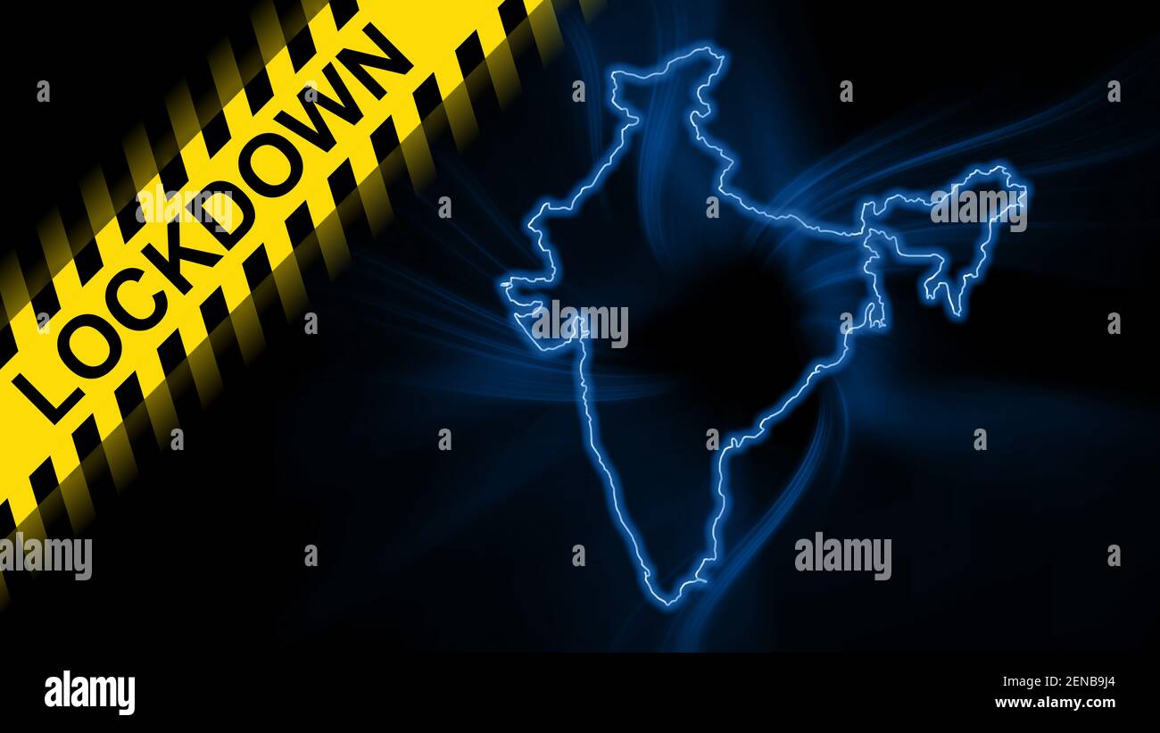 India map outline hi-res stock photography and images - Alamy