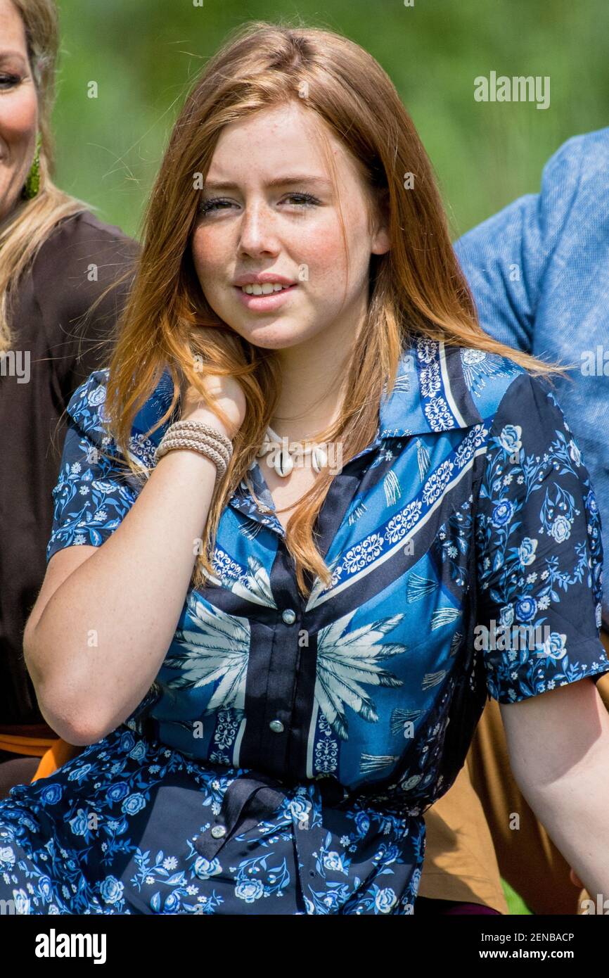 Princess Alexia during the annual summer photo session of 2019 a?t Huis ...