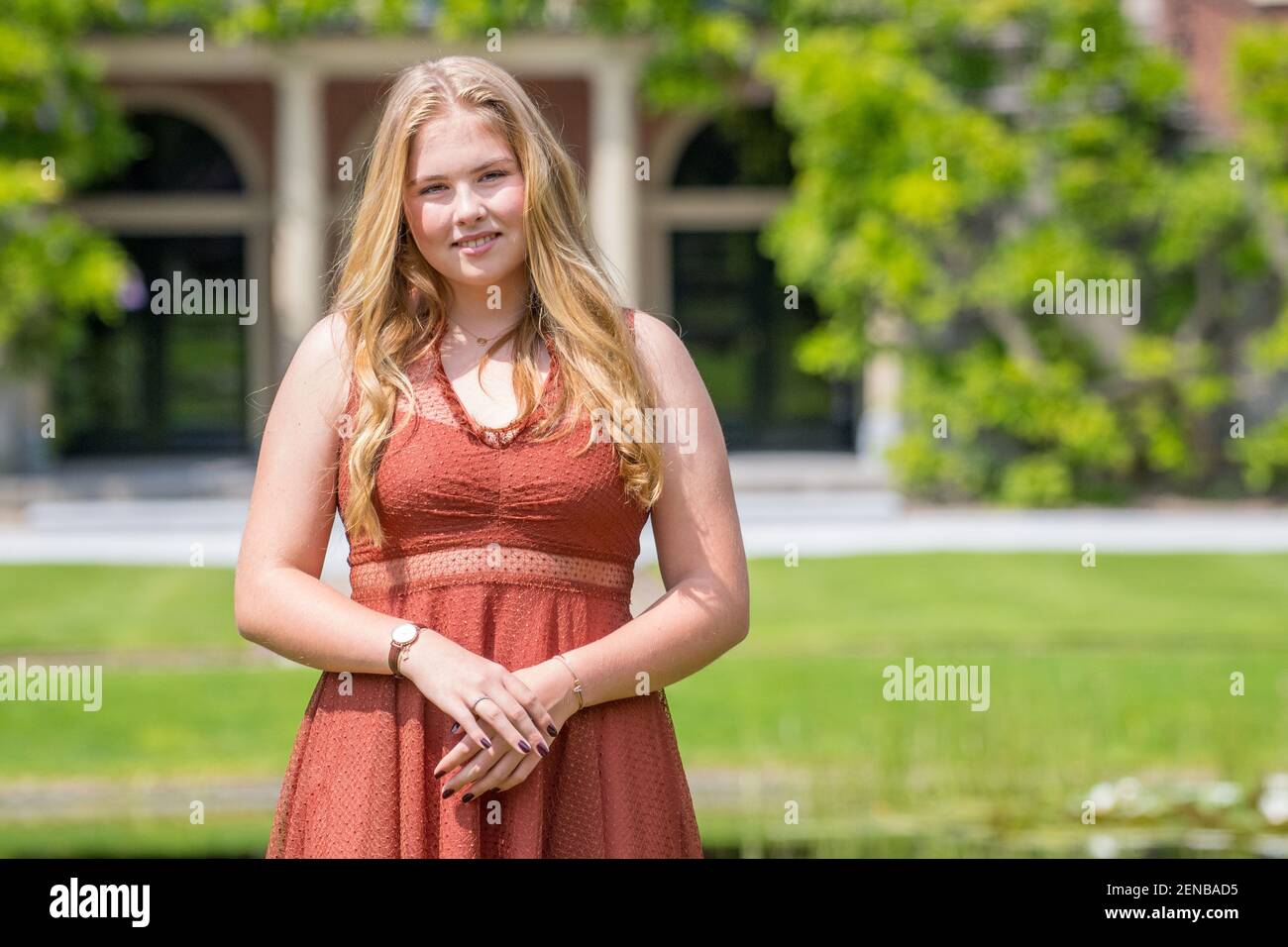Princess Amalia during the annual summer photo session of 2019 a?t Huis ...