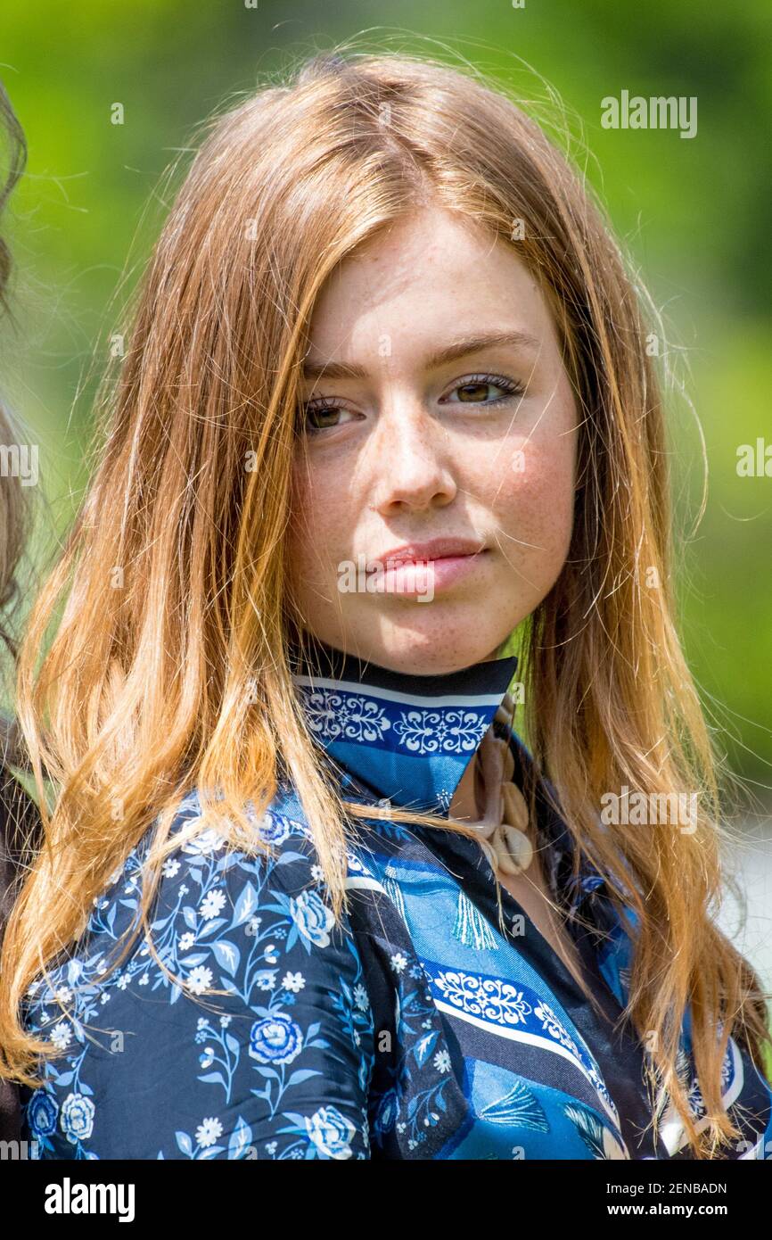 Princess Alexia during the annual summer photo session of 2019 a?t Huis ...
