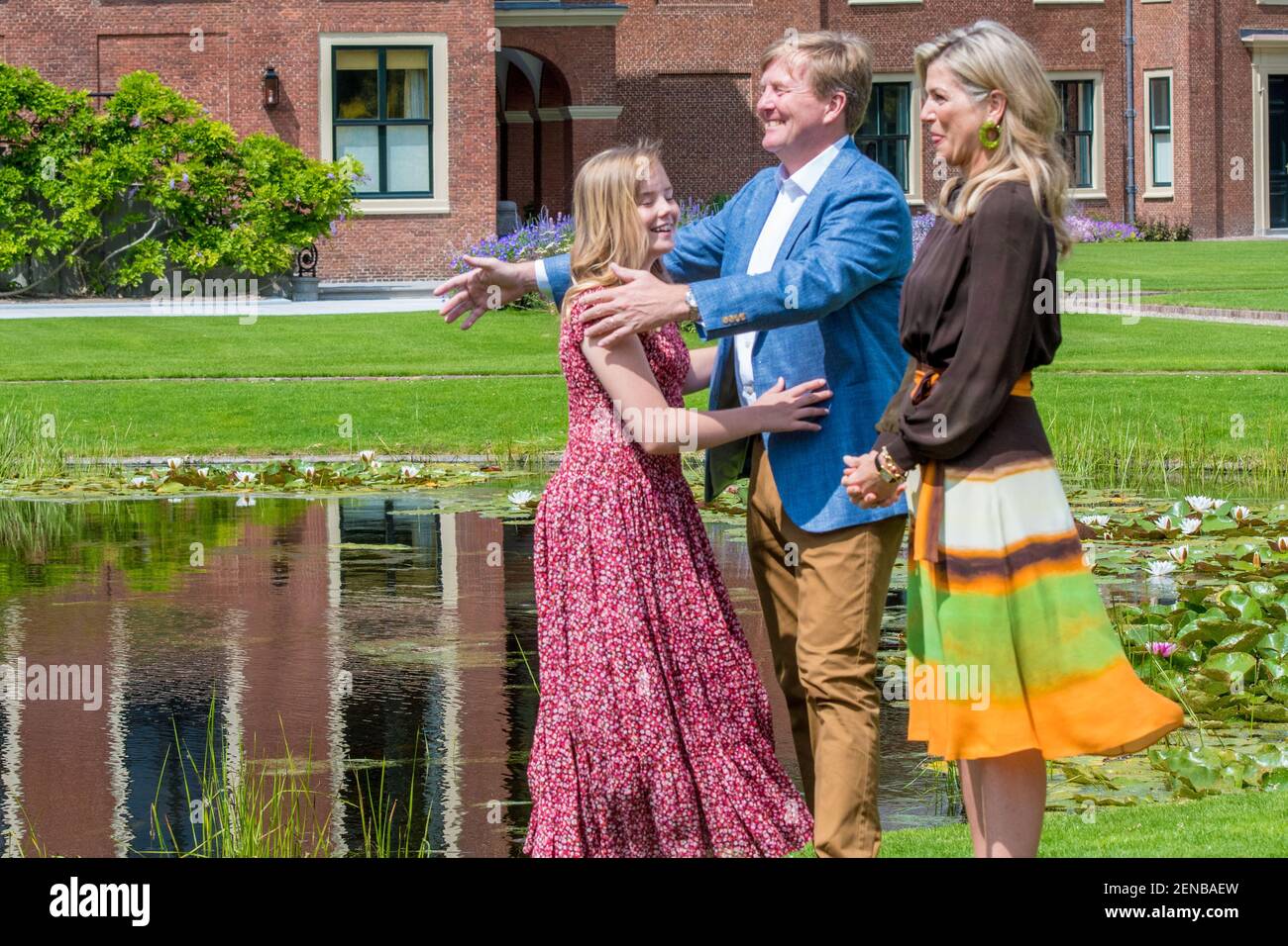 King Willem-Alexander and Queen Maxima with Princess Ariane during the ...