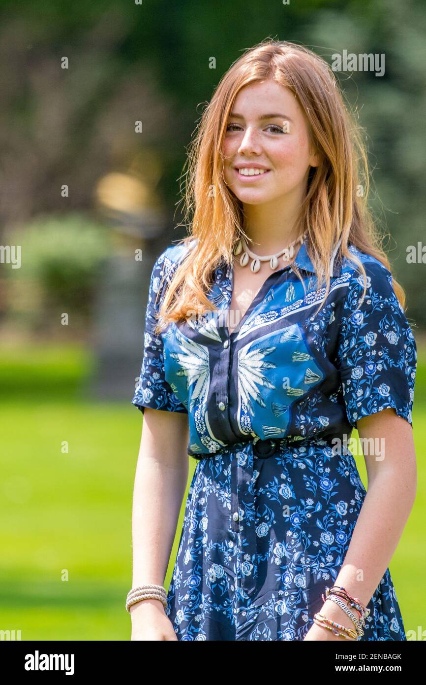 Princess Alexia during the annual summer photo session of 2019 a?t Huis ...