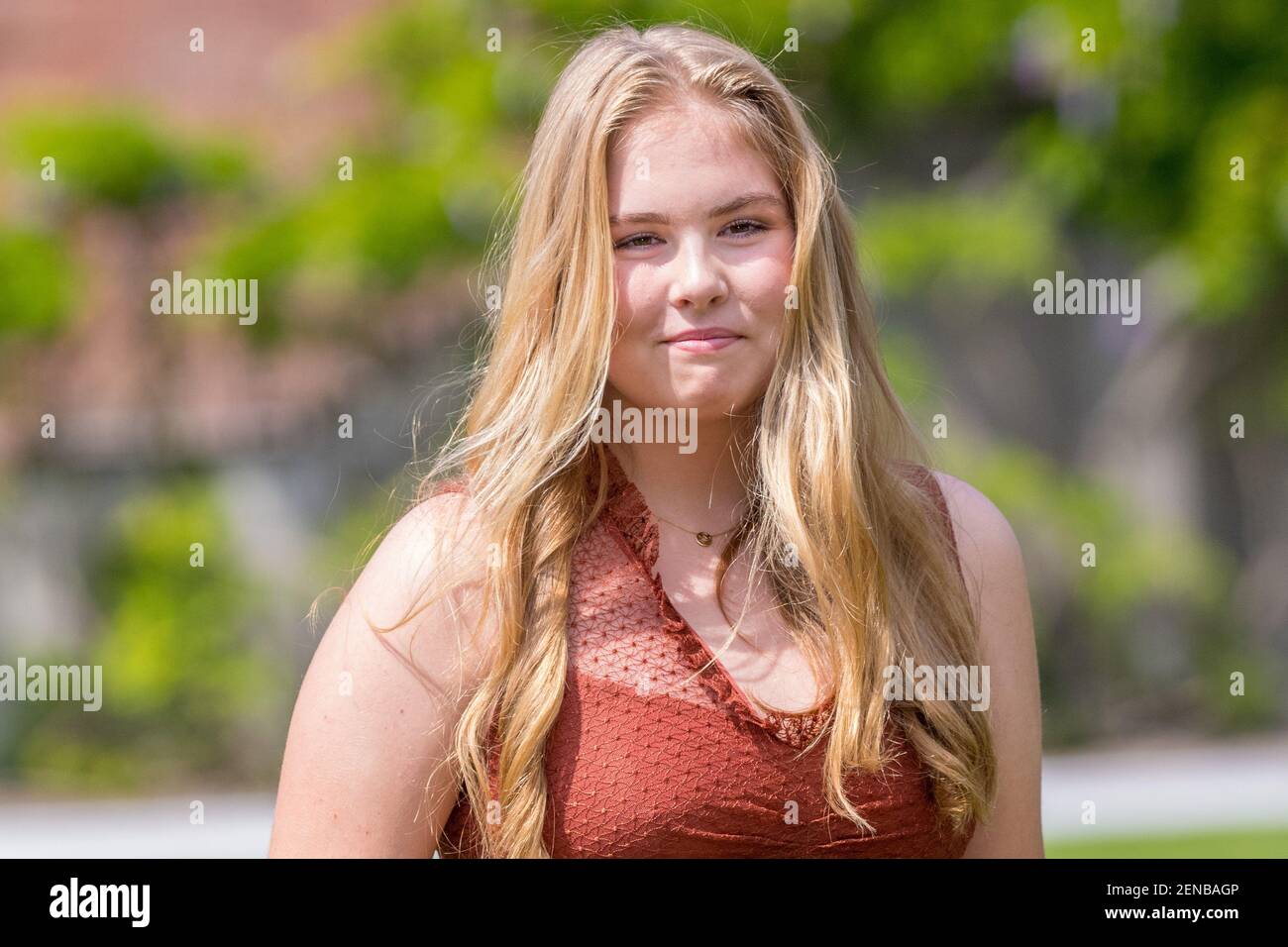 Princess Amalia during the annual summer photo session of 2019 a?t Huis ...