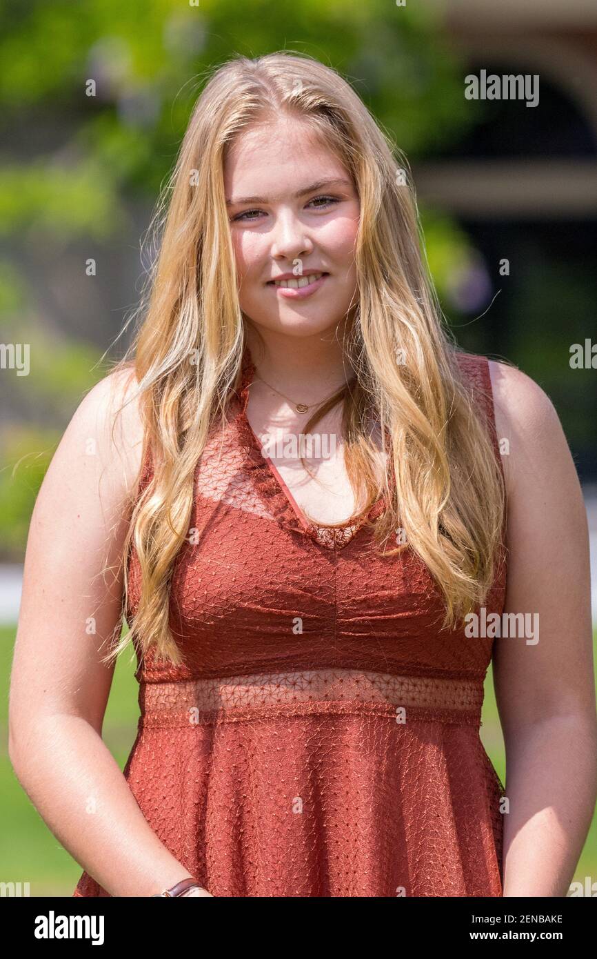 Princess Amalia during the annual summer photo session of 2019 a?t Huis ...