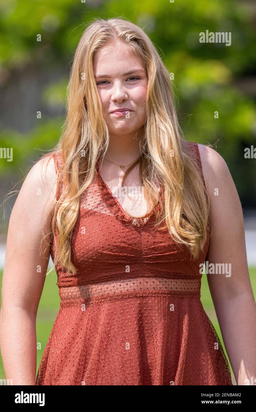 Princess Amalia during the annual summer photo session of 2019 a?t Huis ...