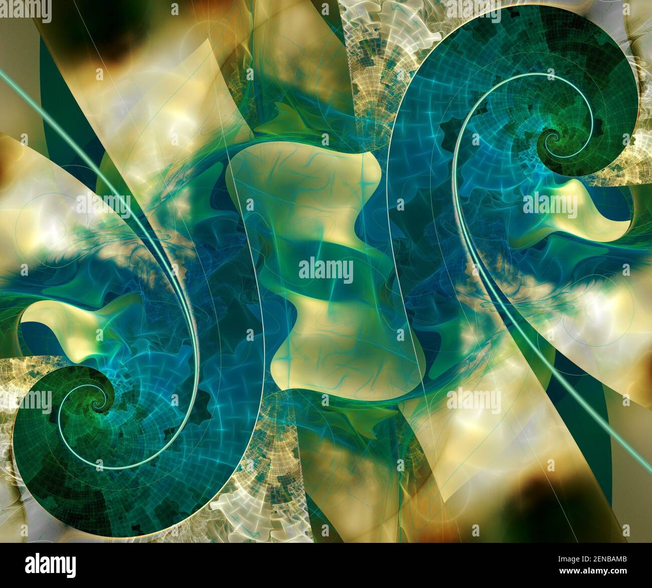 Computer generated fractal artwork for creative art,design and ...