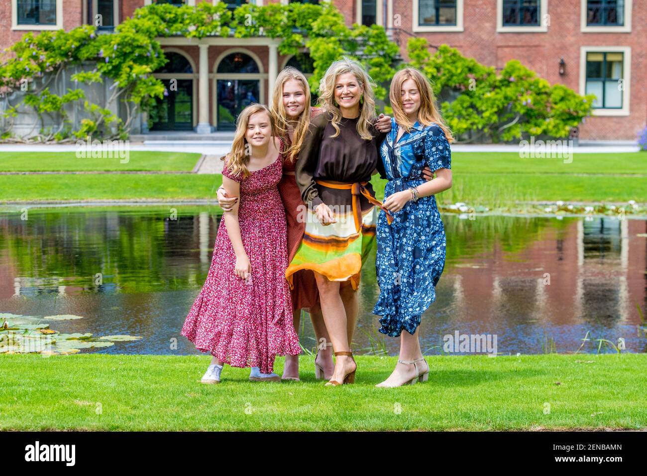 Queen Maxima with daughters Princess Amalia, Princess Alexia and ...