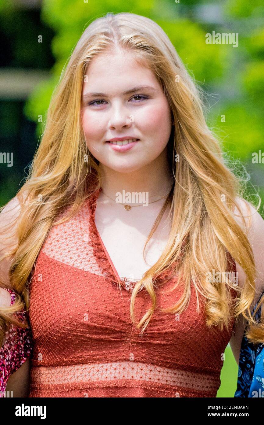 Princess Amalia during the annual summer photo session of 2019 a?t Huis ...
