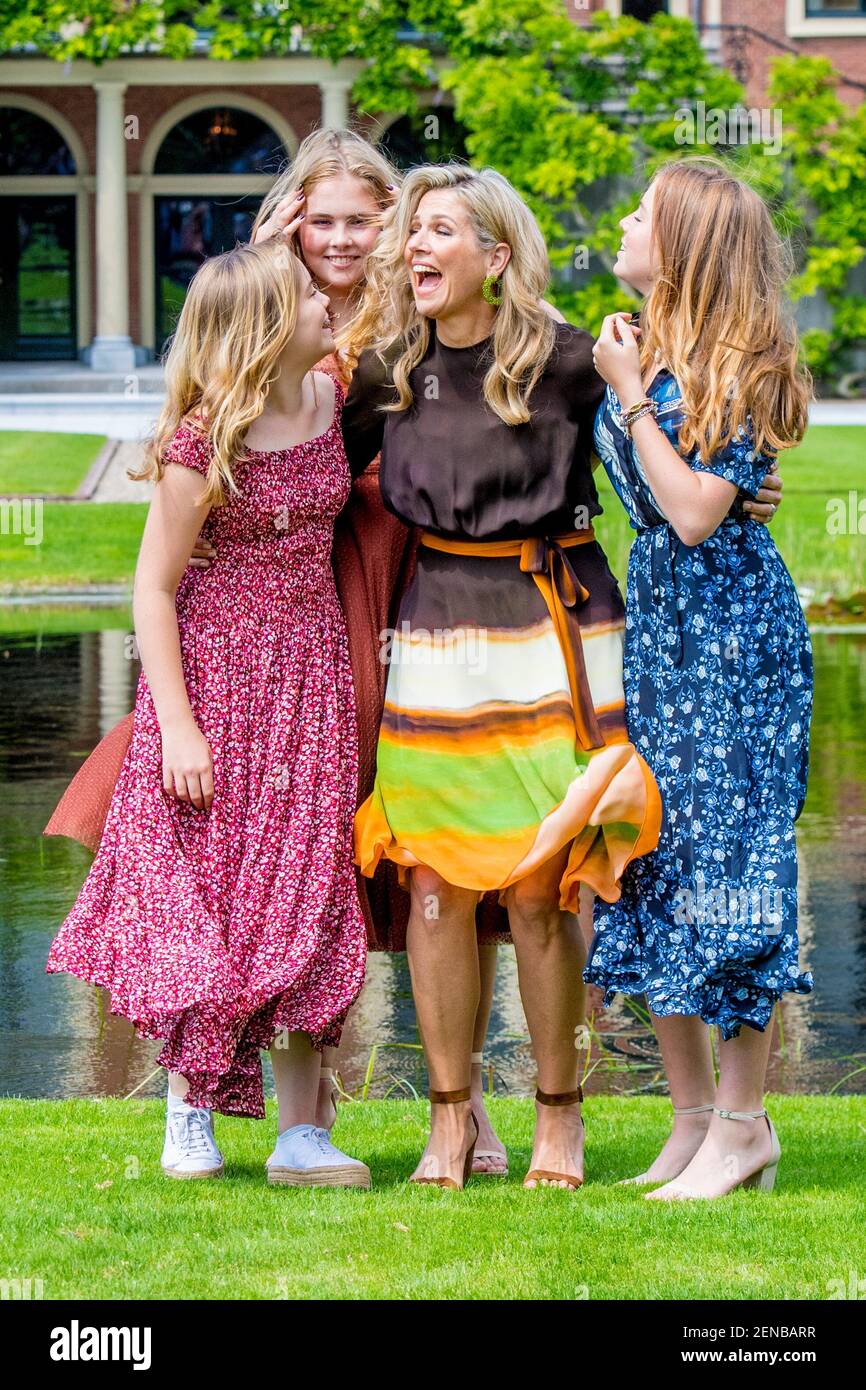 Queen Maxima with daughters Princess Amalia, Princess Alexia and ...