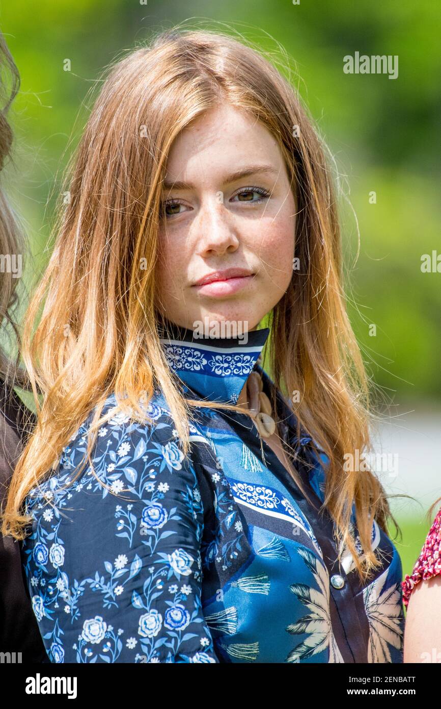Princess Alexia during the annual summer photo session of 2019 a?t Huis ...