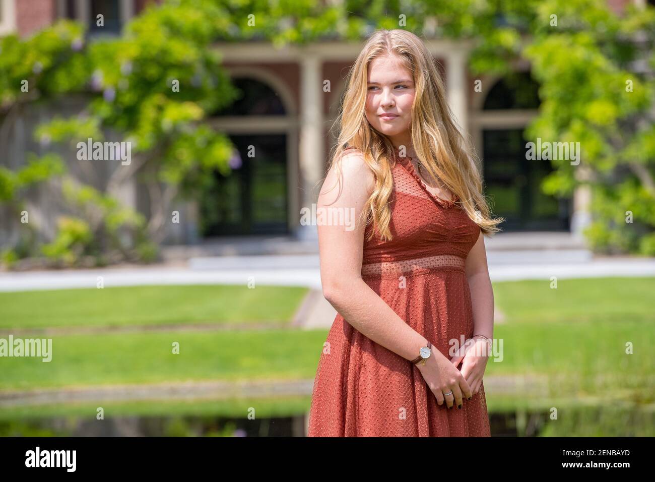 Princess Amalia during the annual summer photo session of 2019 a?t Huis ...