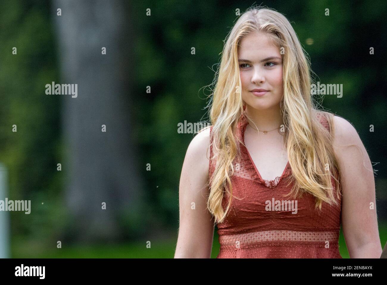 Princess Amalia during the annual summer photo session of 2019 a?t Huis ...