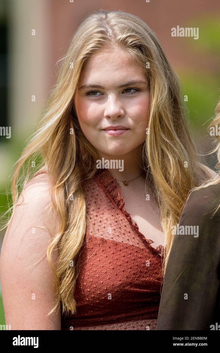 Princess Amalia during the annual summer photo session of 2019 a?t Huis ...