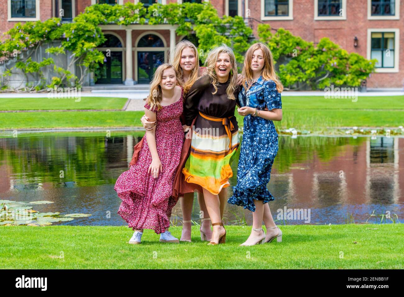 Queen Maxima with daughters Princess Amalia, Princess Alexia and ...