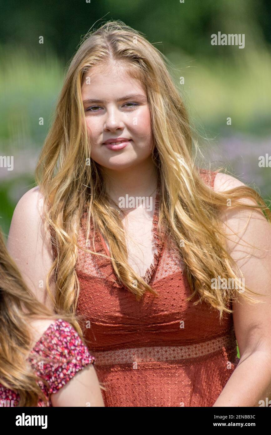 Princess Amalia during the annual summer photo session of 2019 a?t Huis ...
