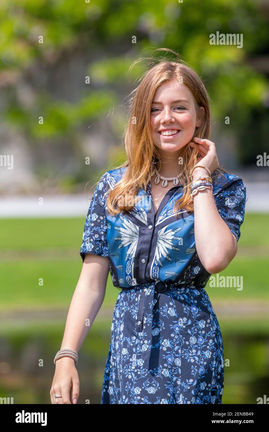 Princess Alexia during the annual summer photo session of 2019 a?t Huis ...