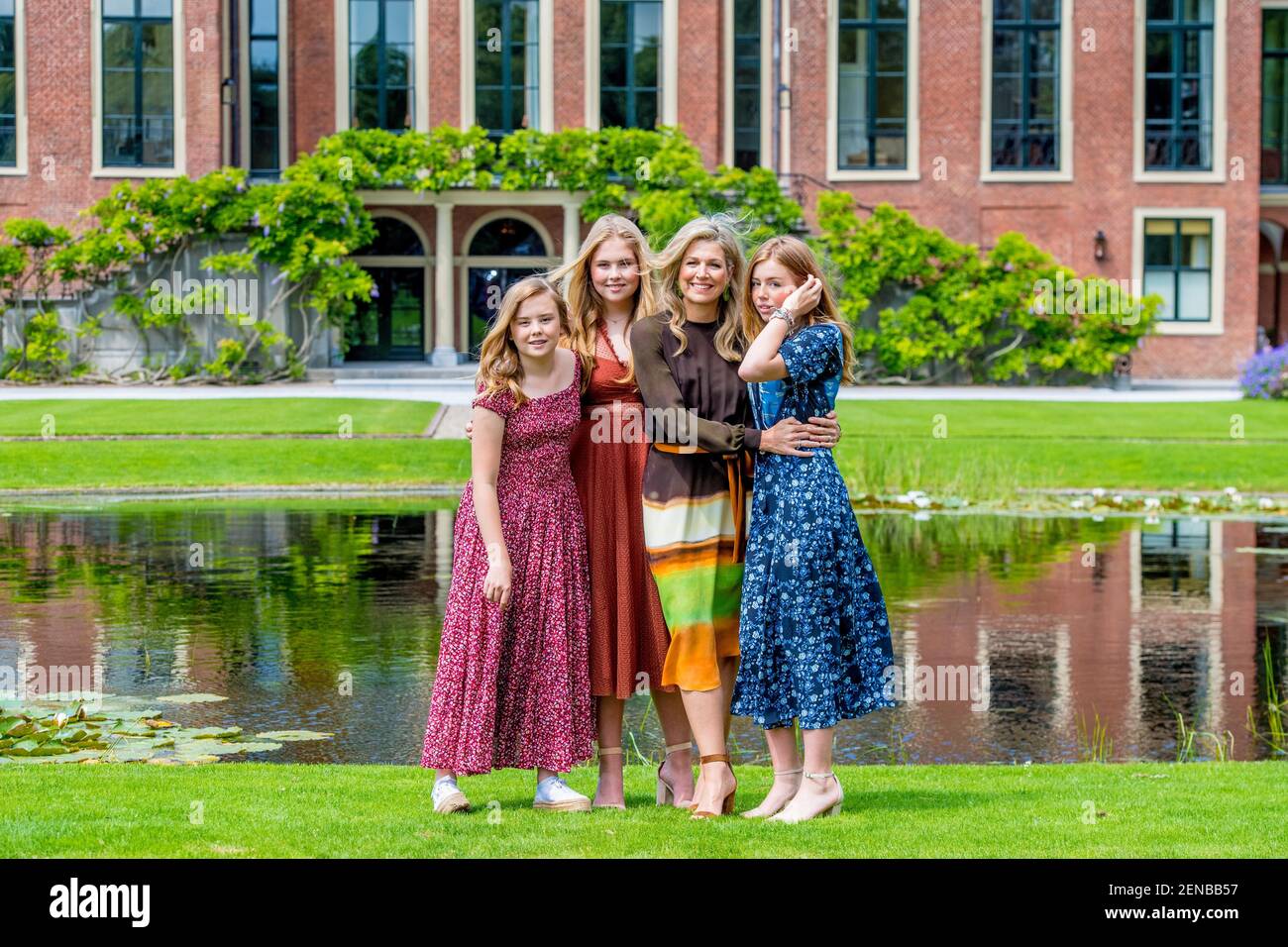 Queen Maxima with daughters Princess Amalia, Princess Alexia and ...