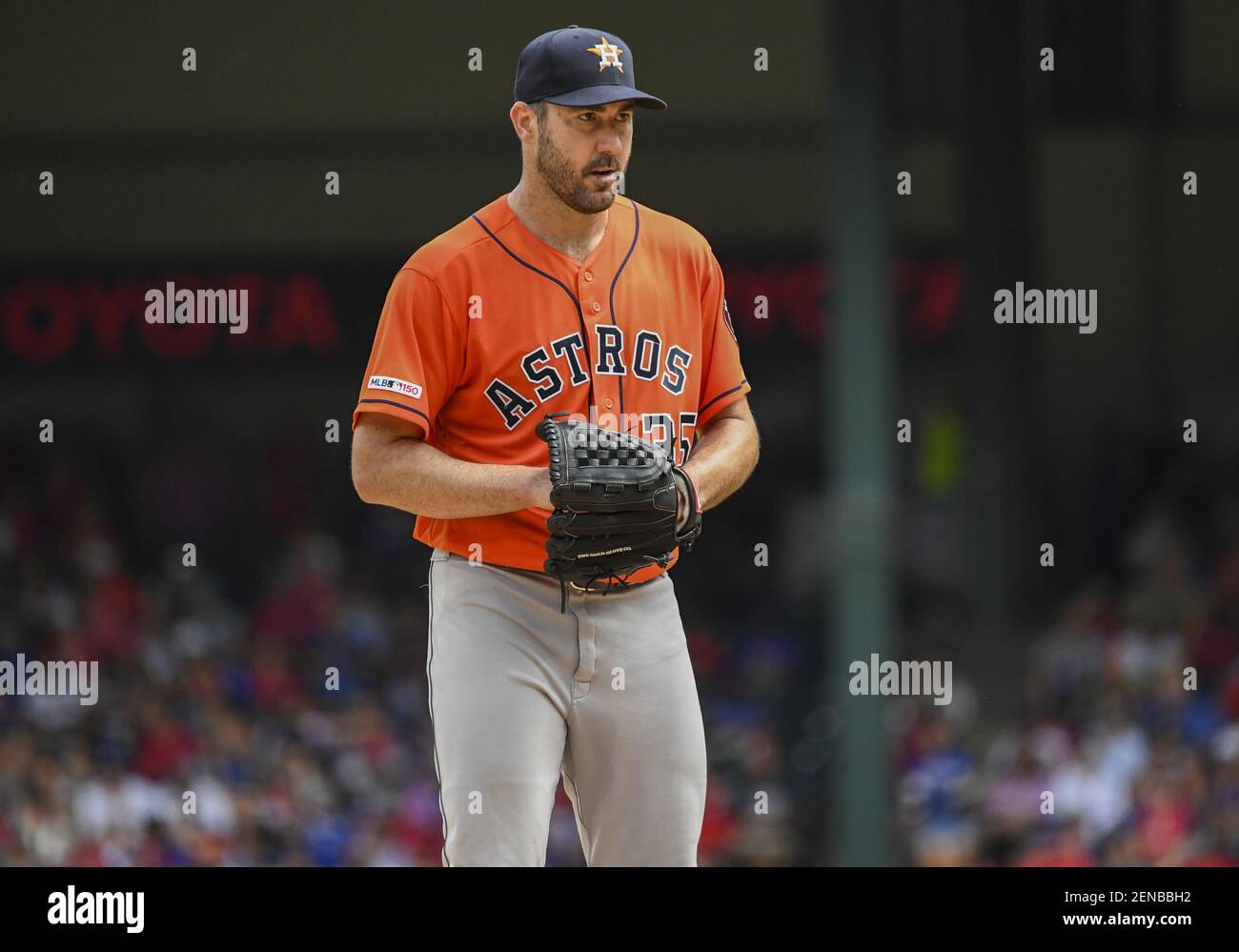 July 14, 2019: Houston Astros starting pitcher Justin Verlander #35 on ...