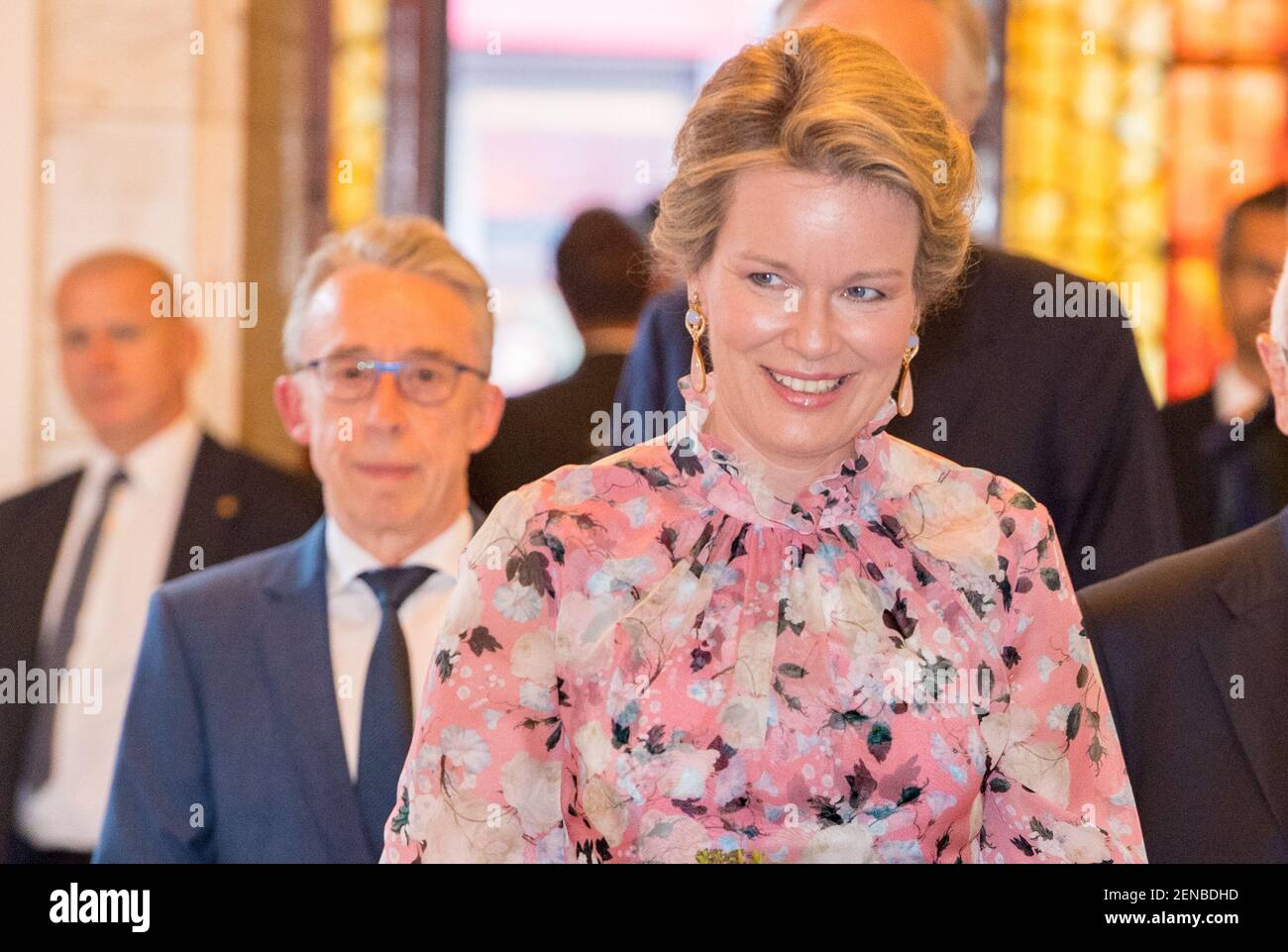 Queen Mathilde during Preludium concert prior to the National Day of ...