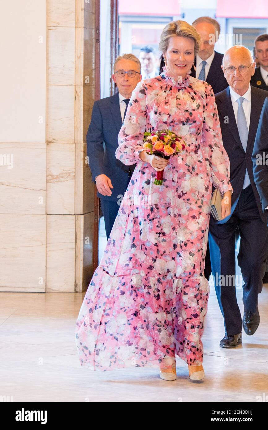 Queen Mathilde during Preludium concert prior to the National Day of ...