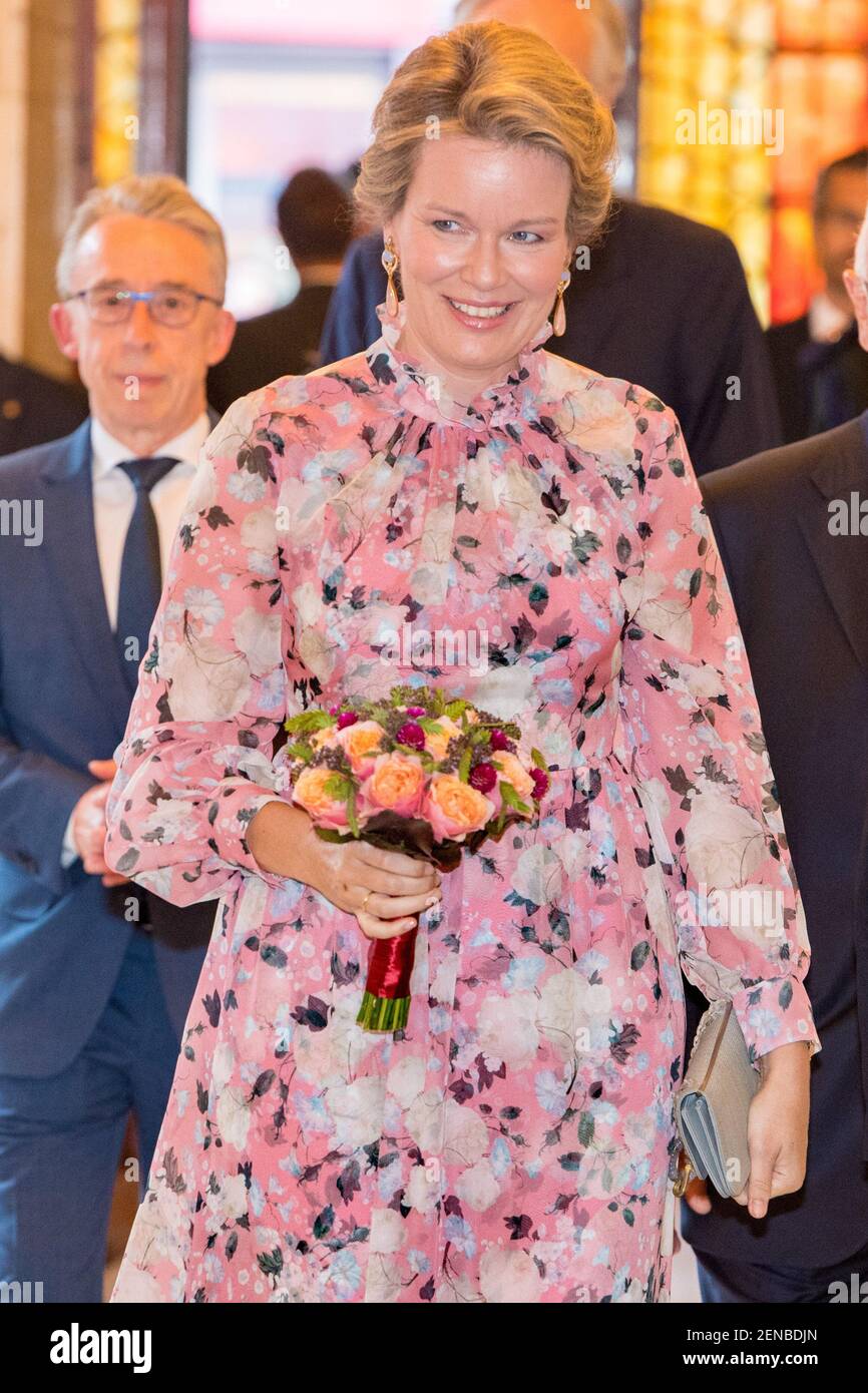 Queen Mathilde during Preludium concert prior to the National Day of ...