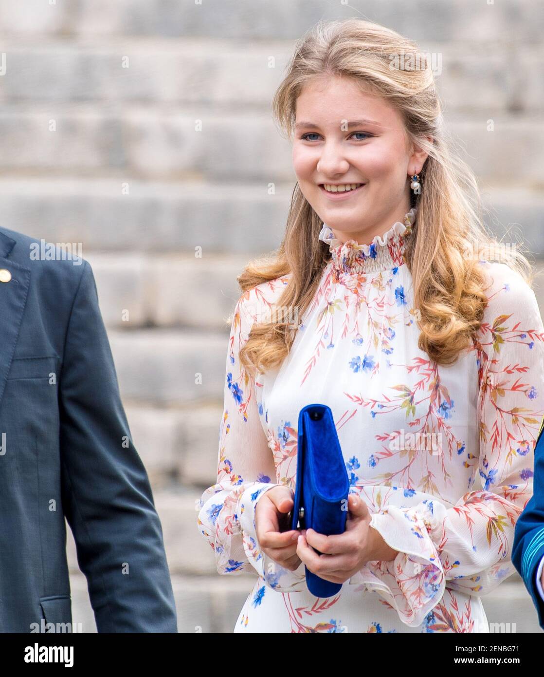 Princess Elisabeth attending Te Deum in Brussels, Belgium, during the ...