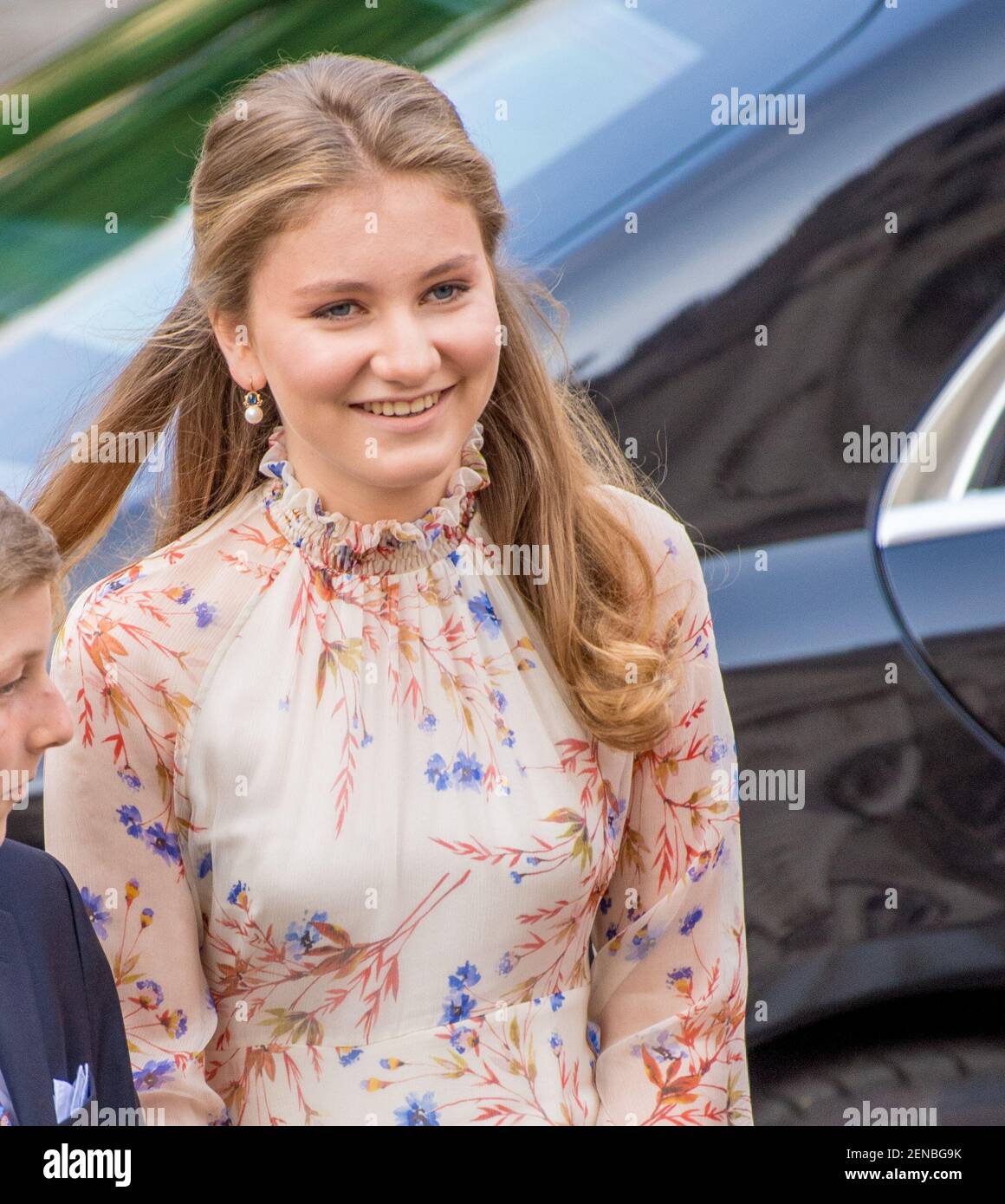 Princess Elisabeth attending Te Deum in Brussels, Belgium, during the ...