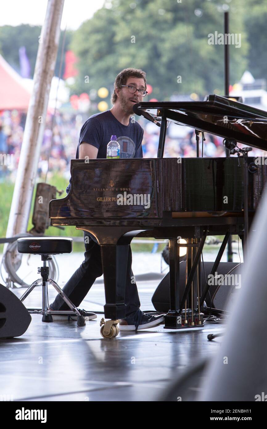 American singer/songwriter Ben Folds performs lives on stage at the ...