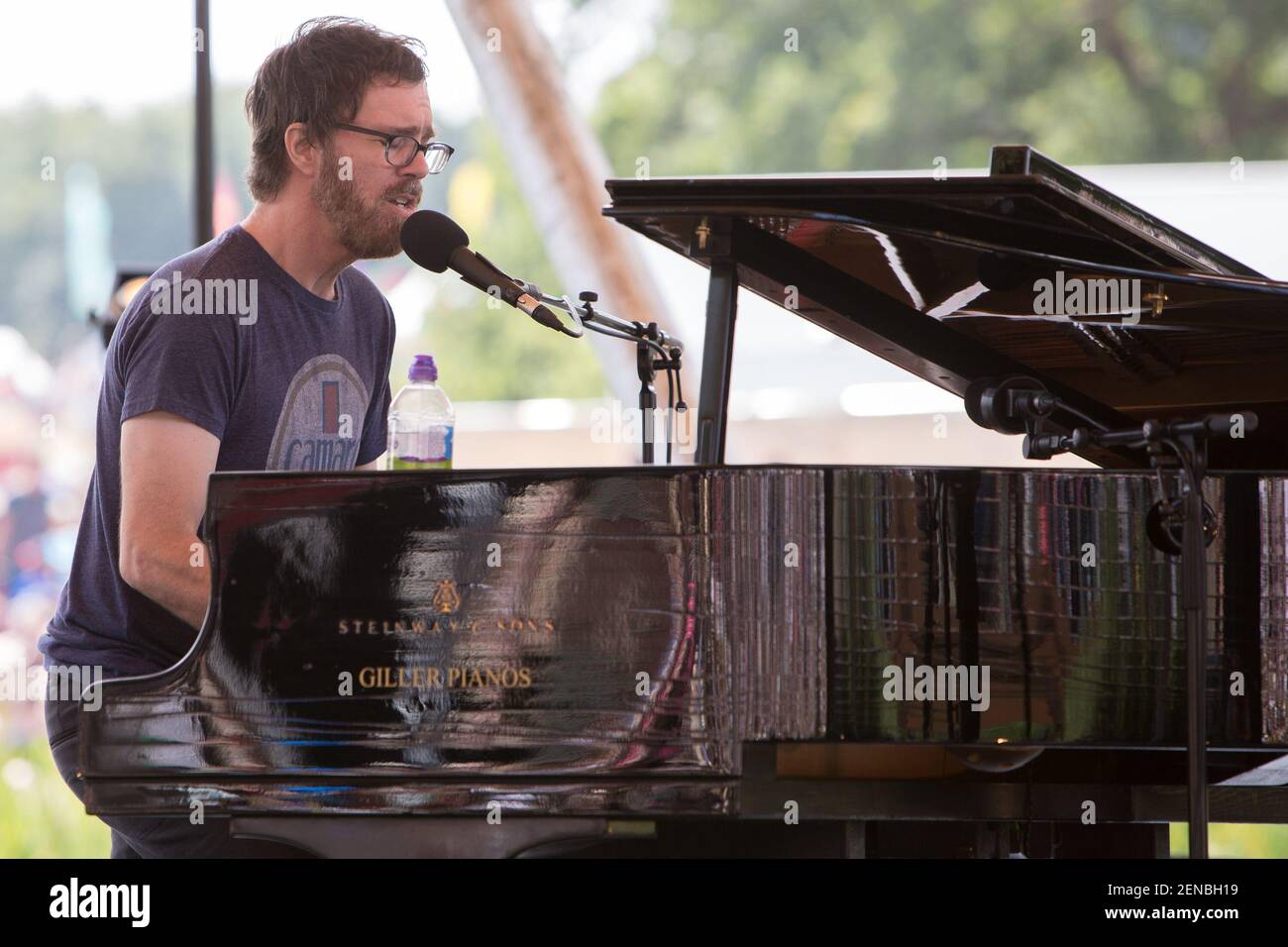 American singer/songwriter Ben Folds performs lives on stage at the ...