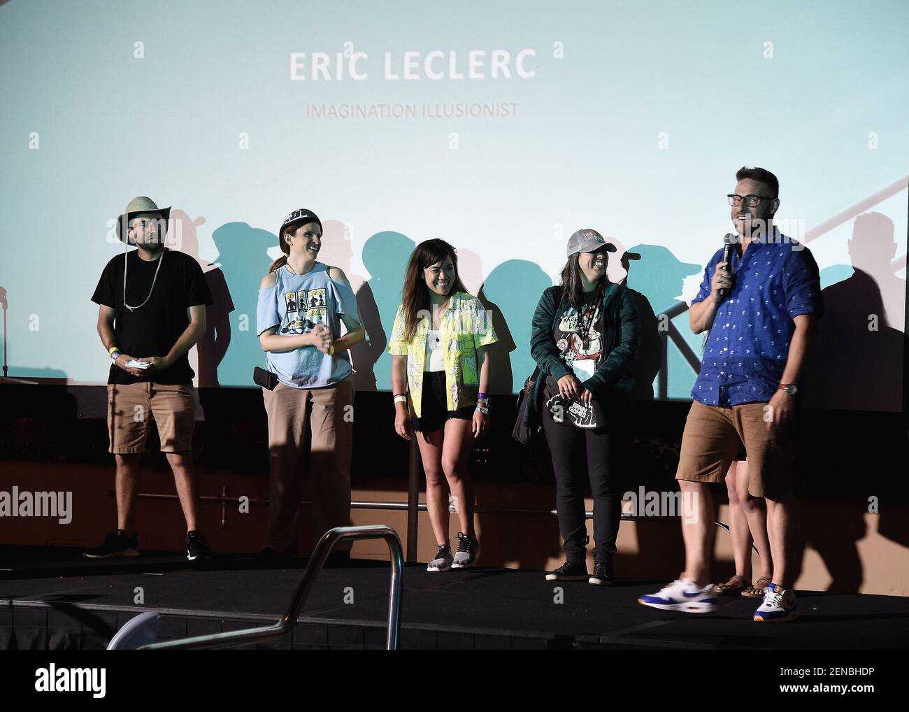 SAN DIEGO - JULY 20: Eric Leclerc at National GeographicÕs & Nerd Nite ...