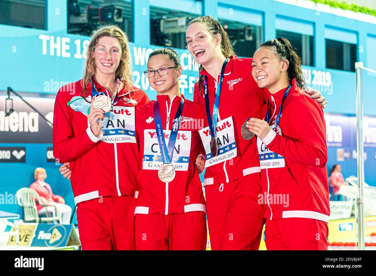 CAN - Canada SANCHEZ Kayla RUCK Taylor OLEKSIAK Penny MACNEIL Margaret ...