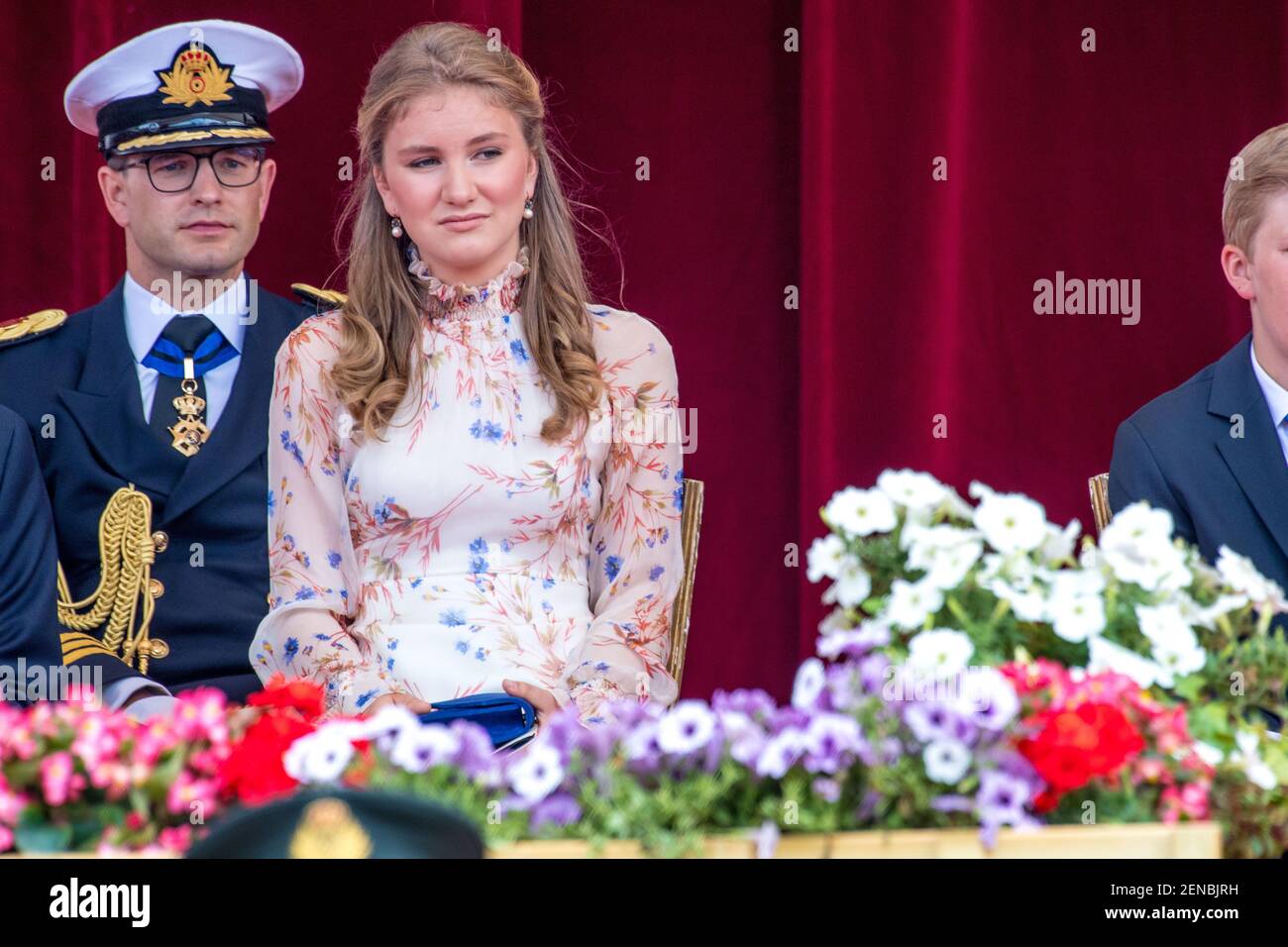 Princess Elisabeth attending Belgian National Day 2019 in Brussels ...