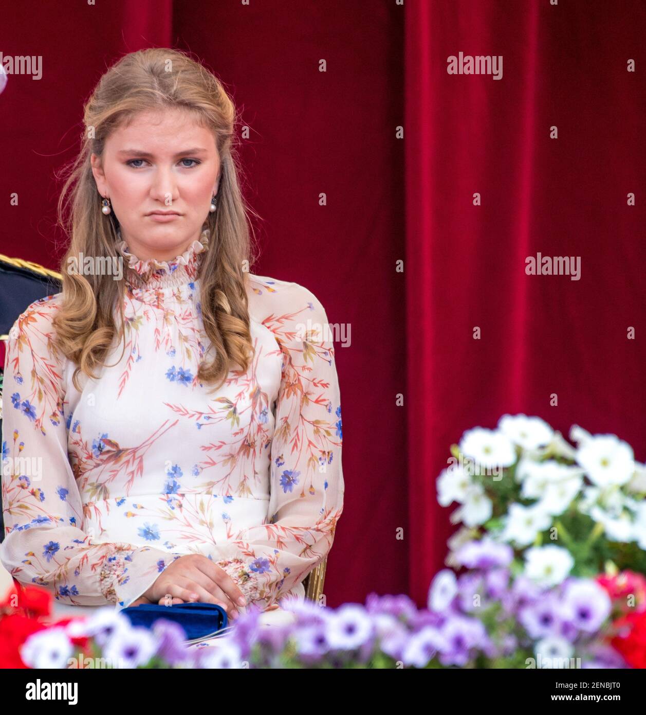 Princess Elisabeth attending Belgian National Day 2019 in Brussels ...