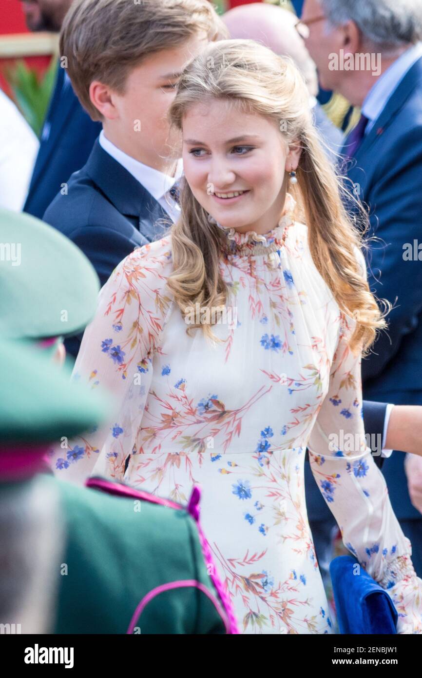 Princess Elisabeth attending Belgian National Day 2019 in Brussels ...
