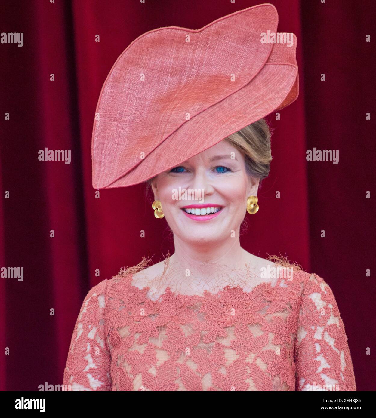 Queen Mathilde attending Belgian National Day 2019 in Brussels, Belgium ...