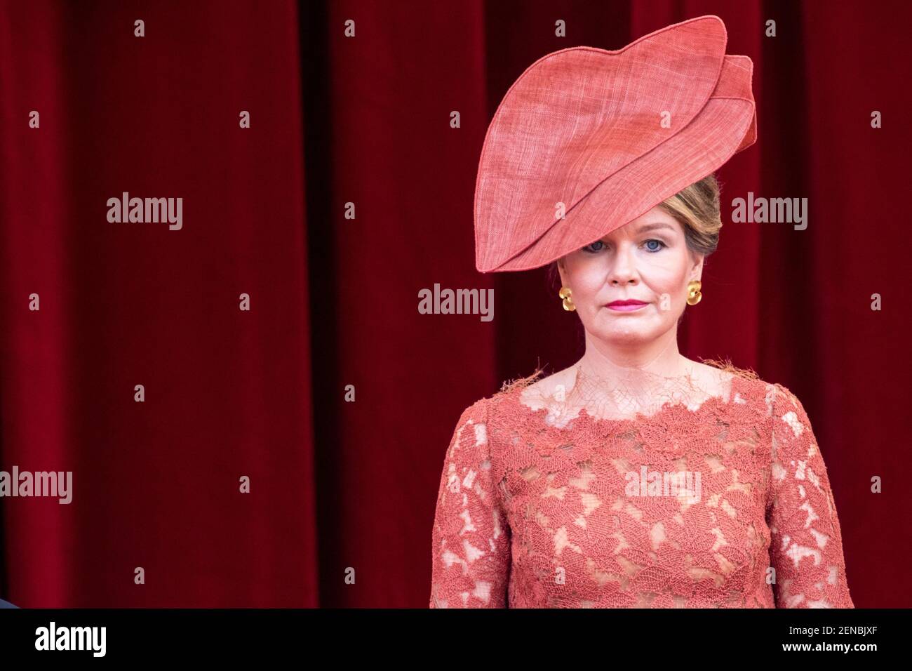 Queen Mathilde attending Belgian National Day 2019 in Brussels, Belgium ...